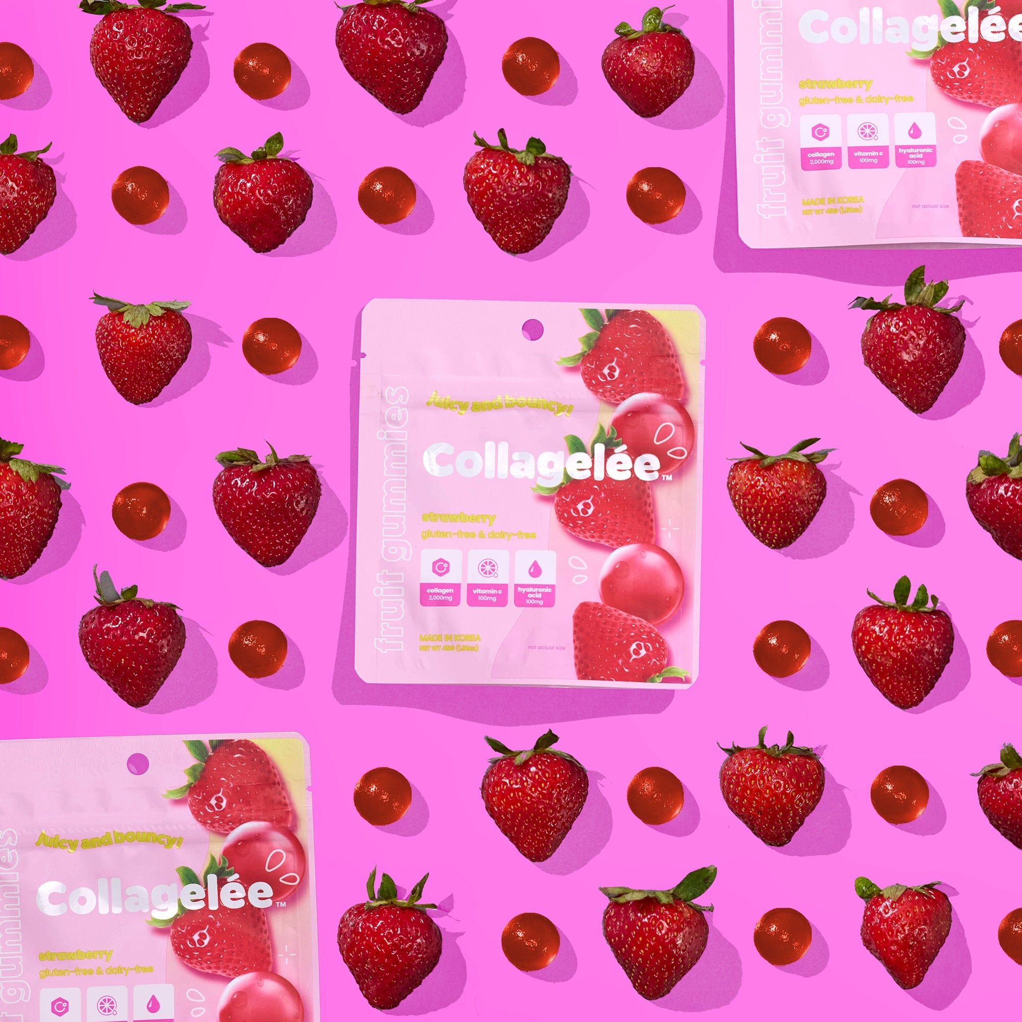 Fruit Gummies - Strawberry Flavored – Collagelée – Clöud Café